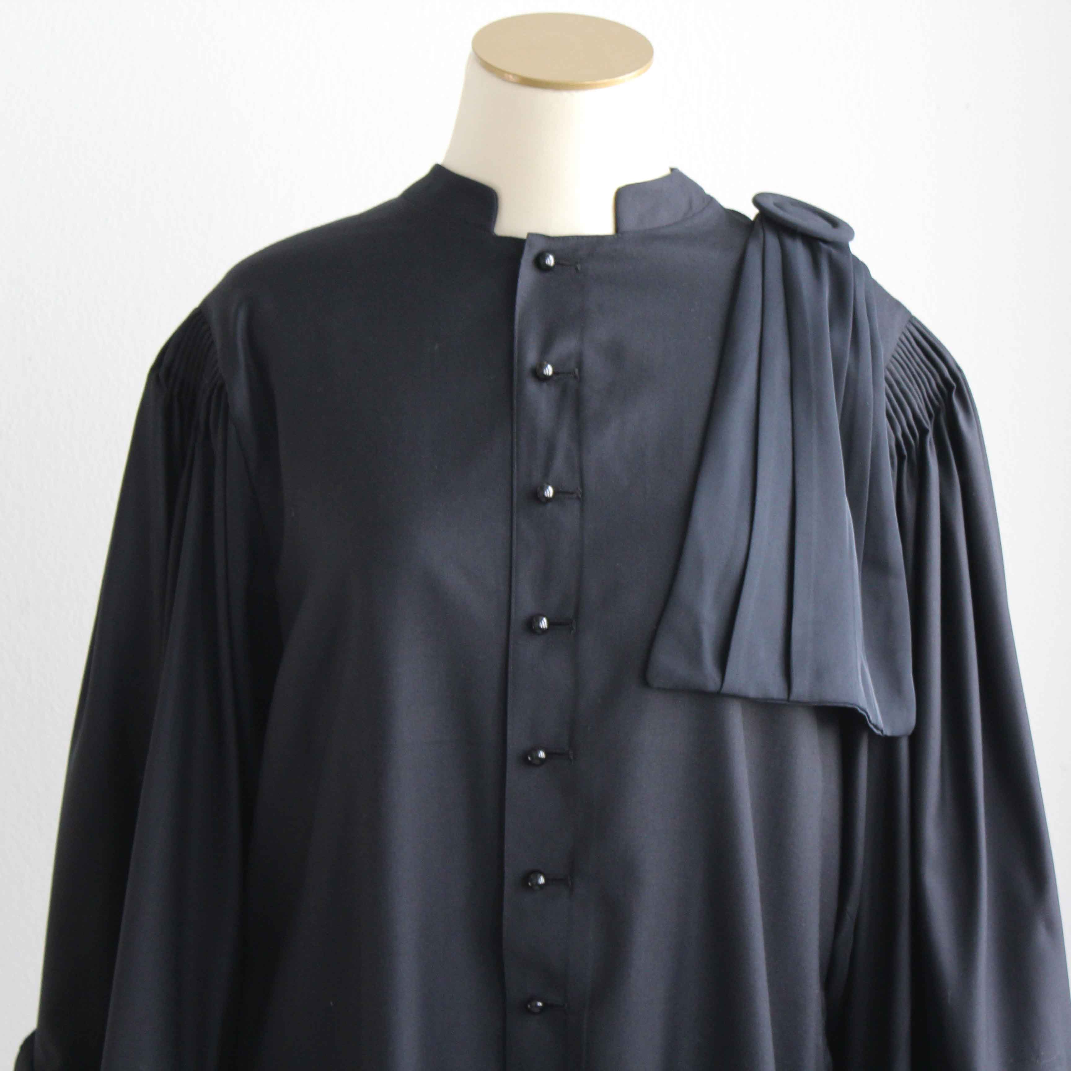 Tenue d'avocat complète en mérino-Epitoge avec fourrure